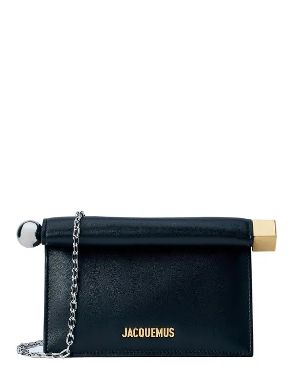 Jacquemus La Petite Pochette Rond Carr - Black