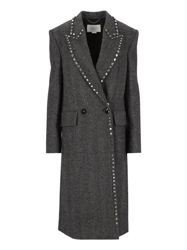 Stella McCartney Embellished Coat - Gray