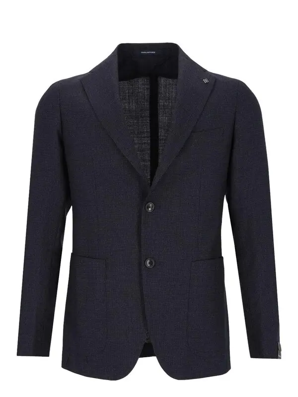 Tagliatore Montecarlo Suit In Wool Canvas - Gray