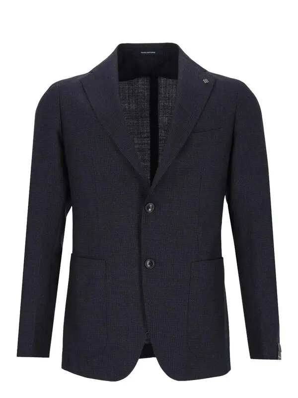 Tagliatore Montecarlo Suit In Wool Canvas - Gray