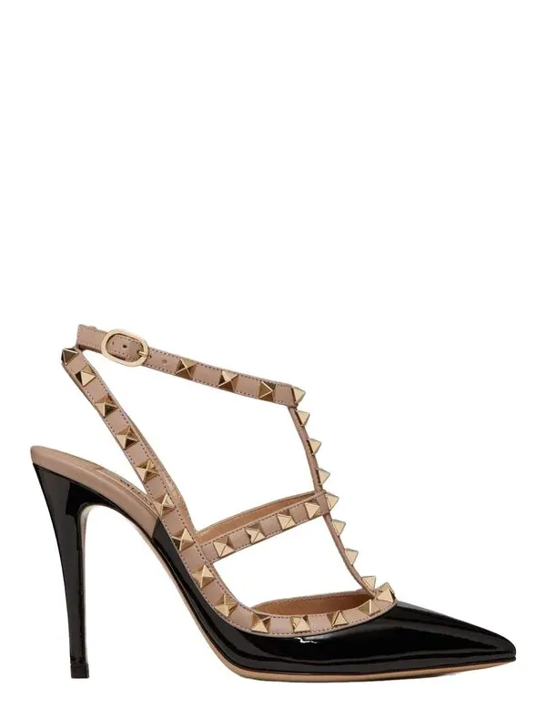 Valentino Garavani Rockstud Patent Leather Pumps - Multicolor