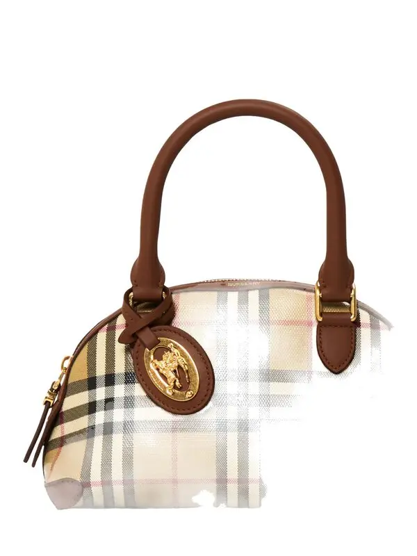 Burberry Compact Curved Bag - Brown