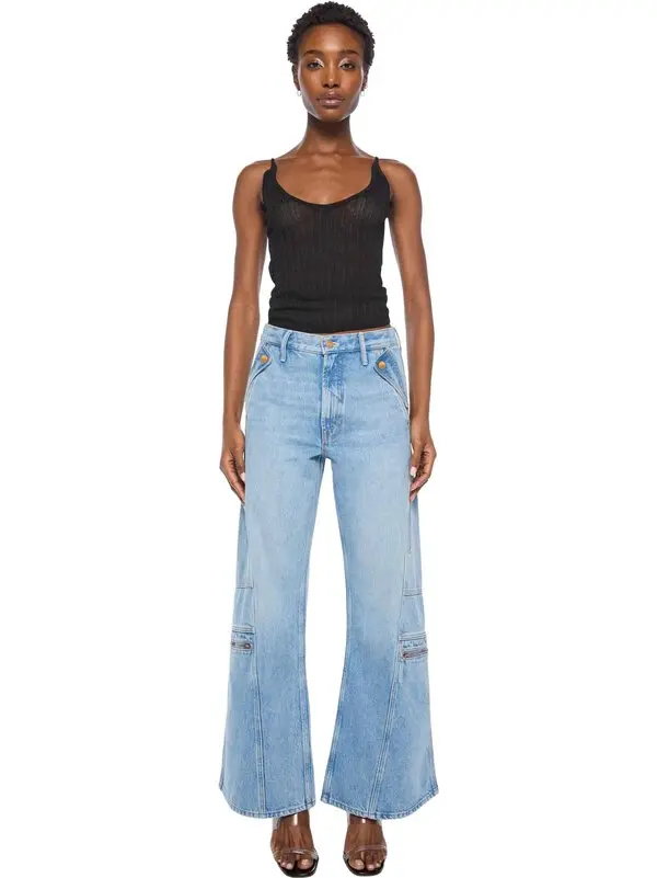 MOTHER Snacks! The Spicy Lemon Twist Prep Skimp Wishbone Jeans - Blue