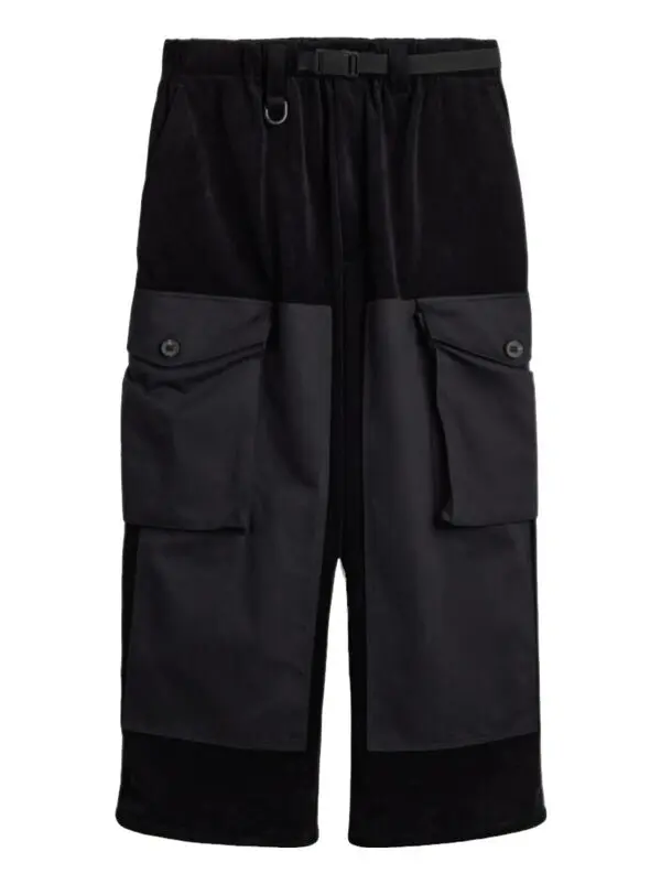 Y3 Integrated Belt Cargo Pants - Black