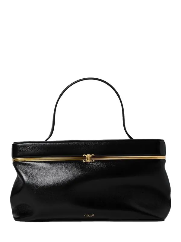 Celine Logo Tote Bag - Black