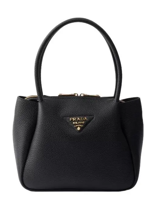 Prada Small Leather Handbag - Black