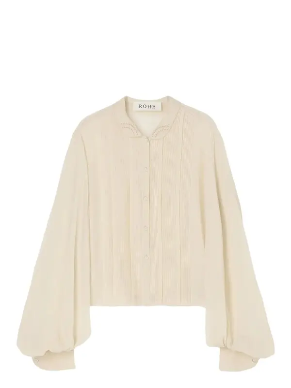RÓHE Puffsleeve Blouse - Off-white