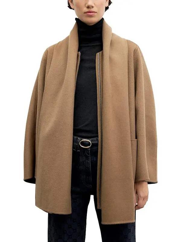 Gerard Darel Amia Wool Coat - Grey