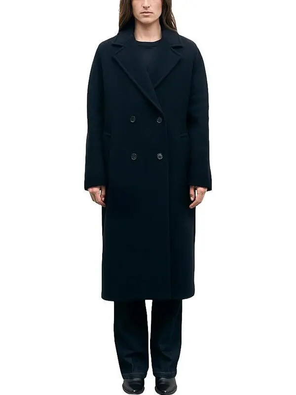 Gerard Darel Aliz Double Breasted Coat - Black