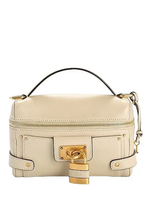 Chloé Paddington Mini Leather Vanity Crossbody - Cloudy Cream