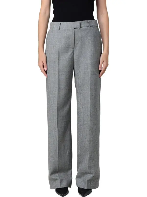 Alexander McQueen Tailored Wide-leg Wool Trousers With Off-center Closure - Black