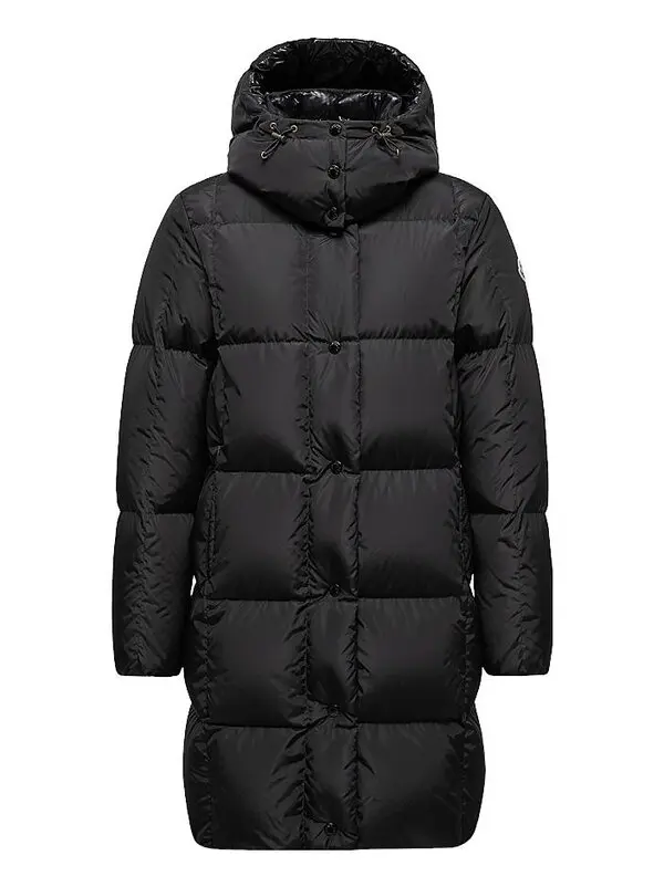 Moncler Litte Down Long Puffer Coat - Black