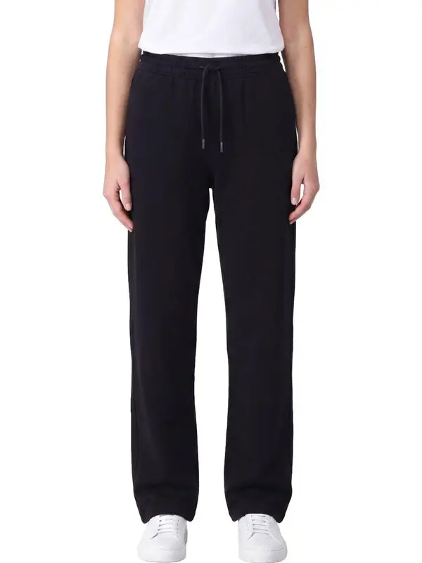 Burberry Straight-leg Jersey Track Trousers With Elasticated Drawstring Waist - Black