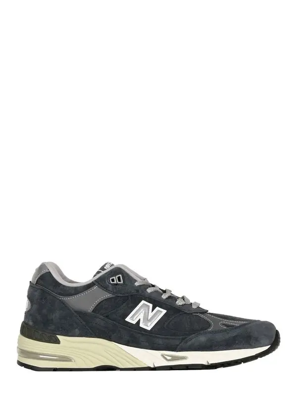 NEW BALANCE Made In Uk M991v1 Suede And Mesh Low-top Sneakers With Logo - Blue