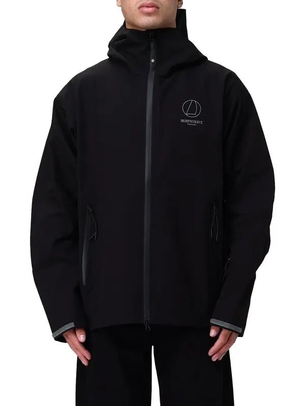 MURPHY&NYE Hooded Waterproof And Windproof Technical Jacket - Black