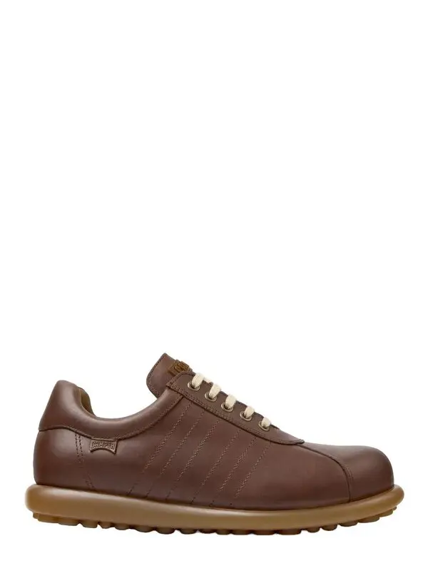 Camper Pelotas Low-top Sneakers In Smooth Leather With Pu Midsole - Brown