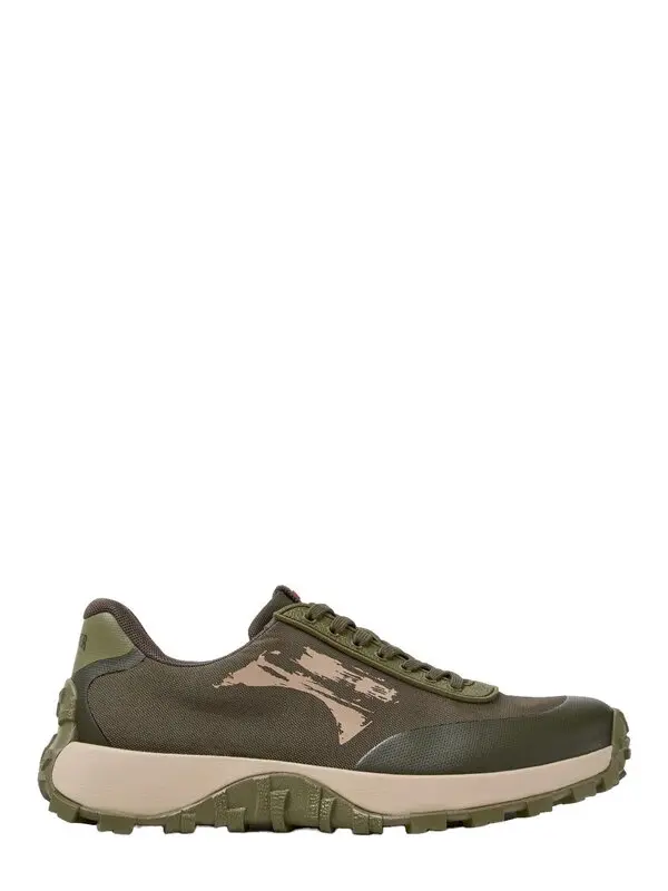 Camper Drift Trail Low-top Trainers In Cordura® Nylon With Vibram Sole - Green