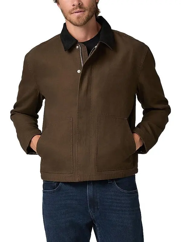 Paige Vechio Cotton Canvas Jacket - Pinecone
