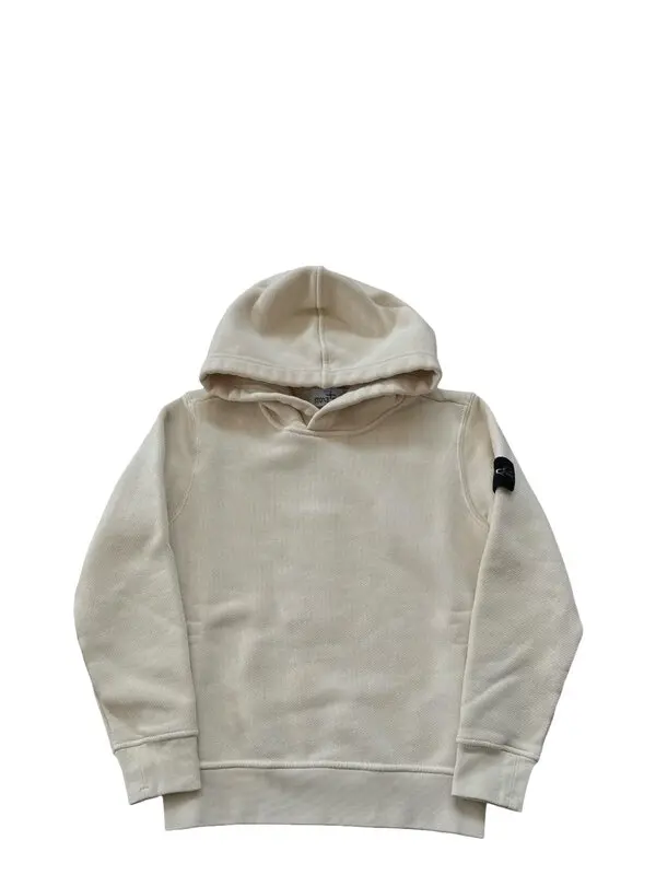 Stone Island Hoodie With Logo Patch - Gray