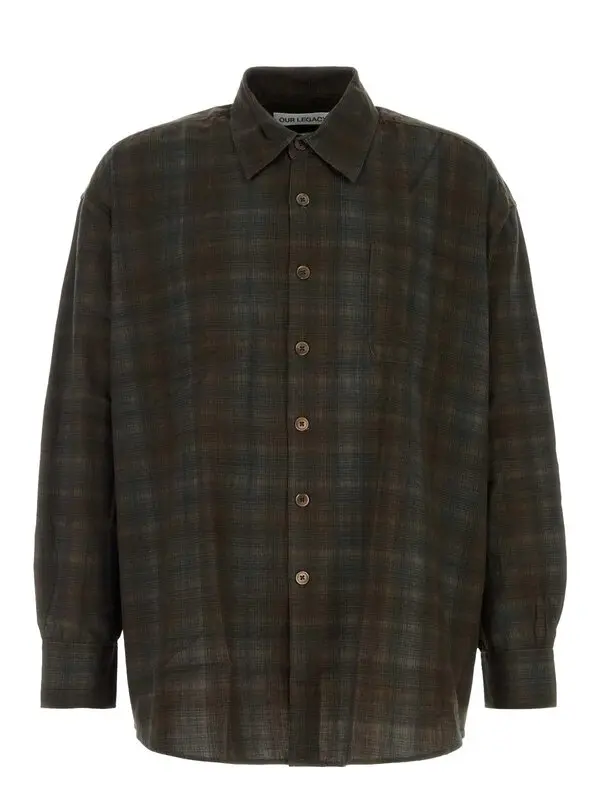 Our Legacy Checked Print Shirt - Multicolour