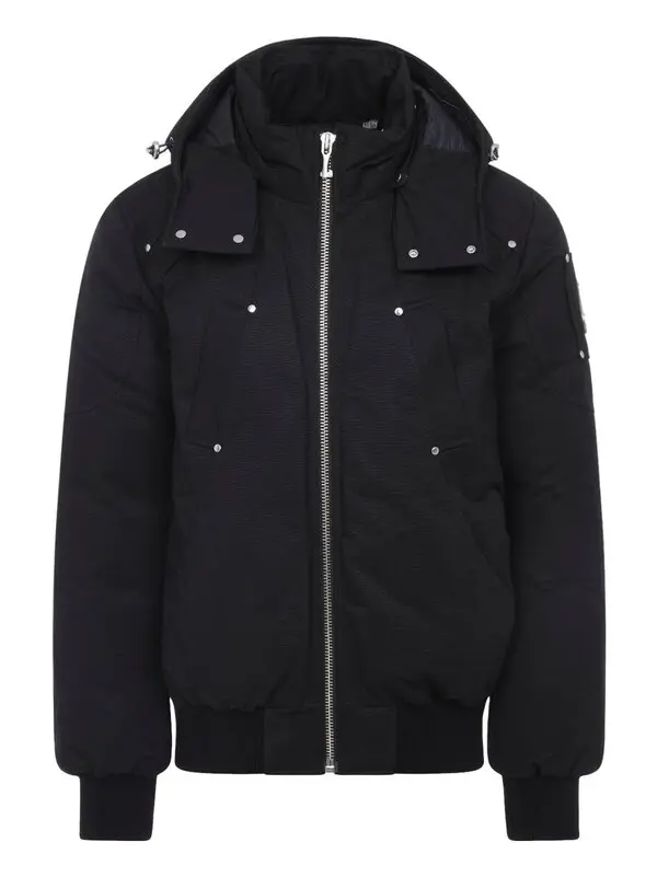 Moose Knuckles Ballistic Bomber Down Jacket For - Black