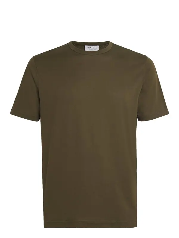 Sunspel Supima Cotton Classic T-shirt - Green