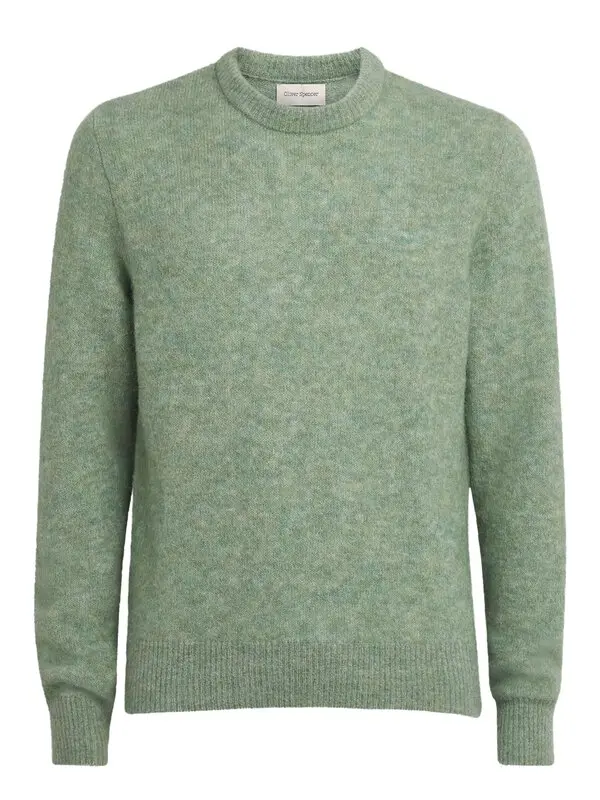 Oliver Peoples Wool-blend Blenheim Sweater - Green