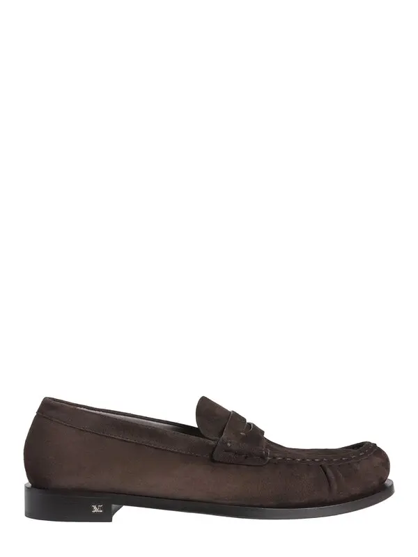 Max Mara Suede Loafers - Brown
