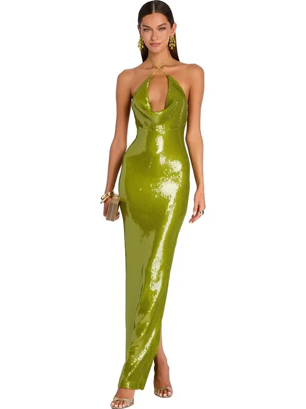 Retrofete Gardenia Sequin Dress - Envy