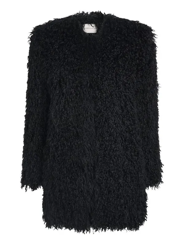 Camilla And Marc Faux Fur Renley Short Coat - Black