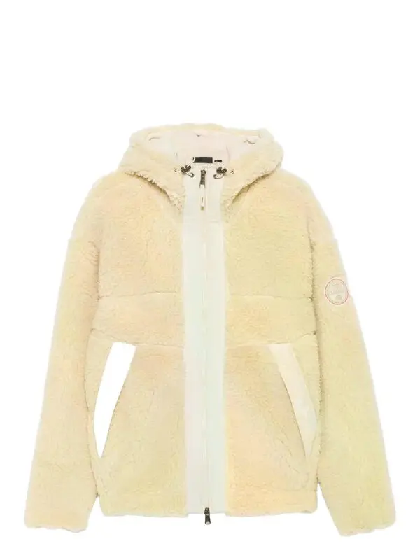 NAPAPIJRI Fleece Hooded Jacket - Neutrals