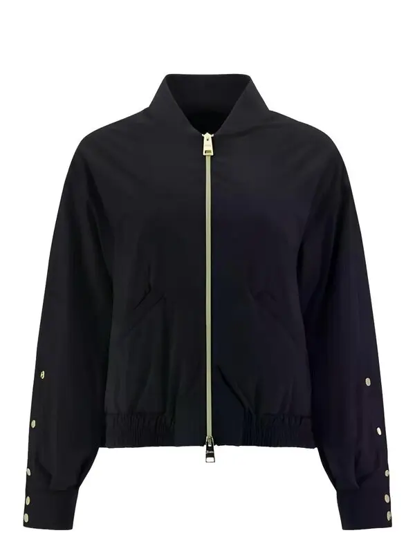Herno Zip-up Bomber Jacket - Black