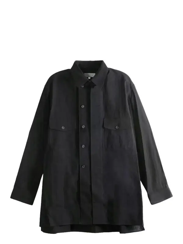 Yohji Yamamoto Flap-pockets Shirt - Black