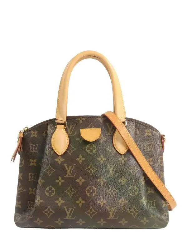 LOUIS VUITTON Pm Rivoli Monogram Tote Bag - Brown