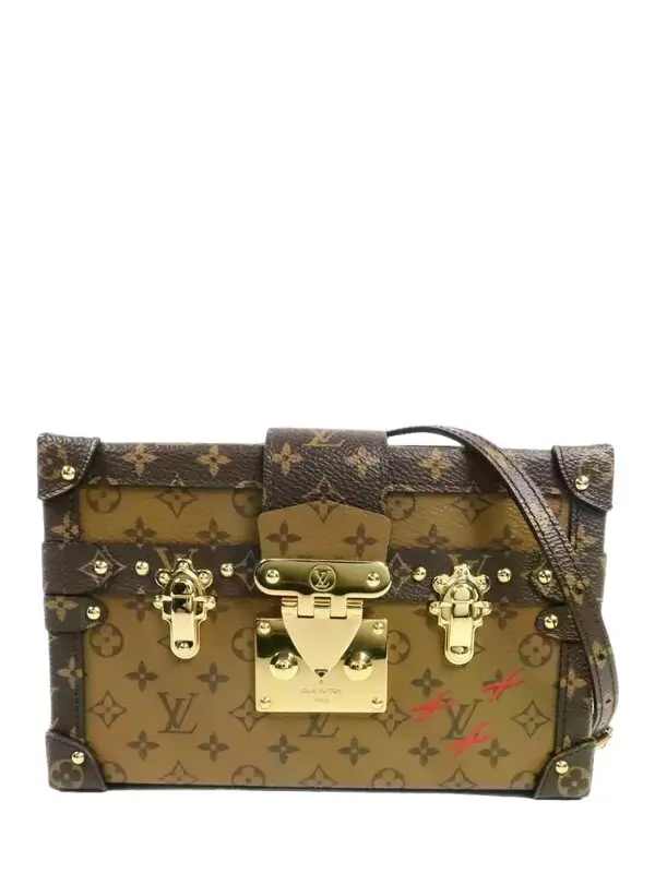 LOUIS VUITTON Petite Malle Shoulder Bag - Brown