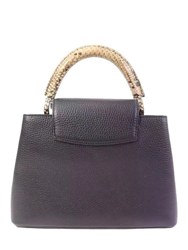 LOUIS VUITTON Capucines Bb Tote Bag - Black