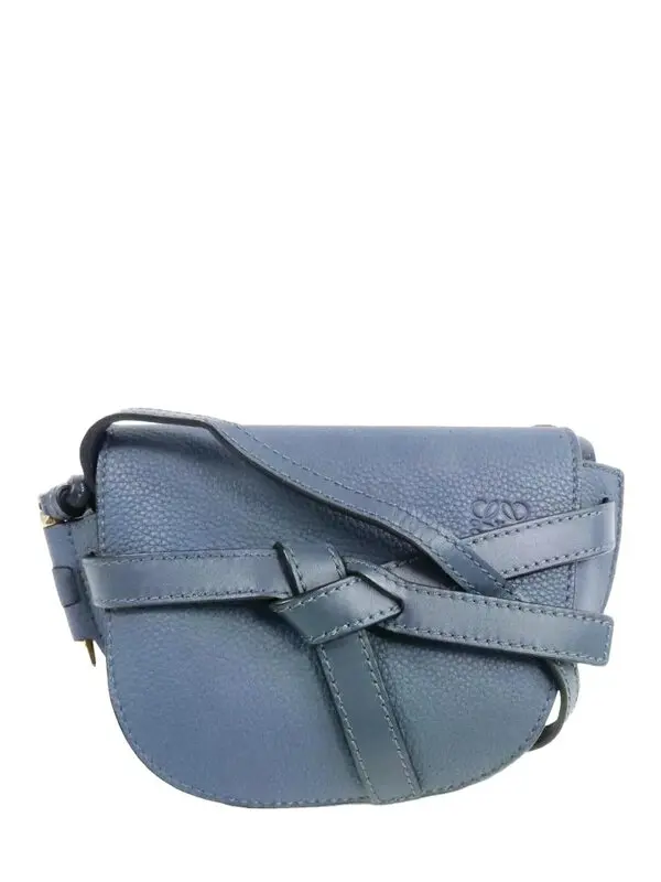 Loewe Mini Gate Shoulder Bag - Blue