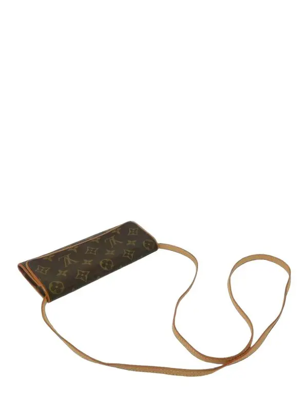 LOUIS VUITTON Monogram Pochette Twin Shoulder Bag - Brown