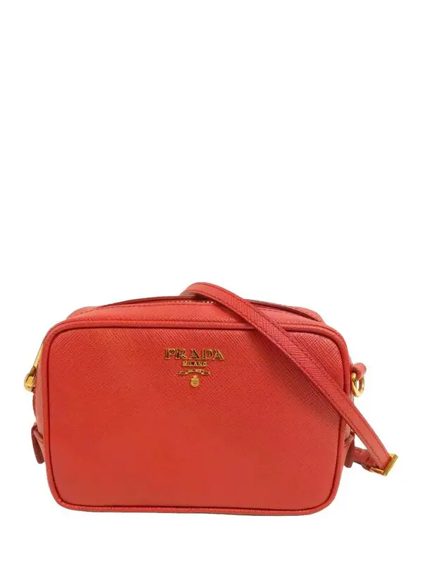 Prada Saffiano Leather Mini Bag - Red