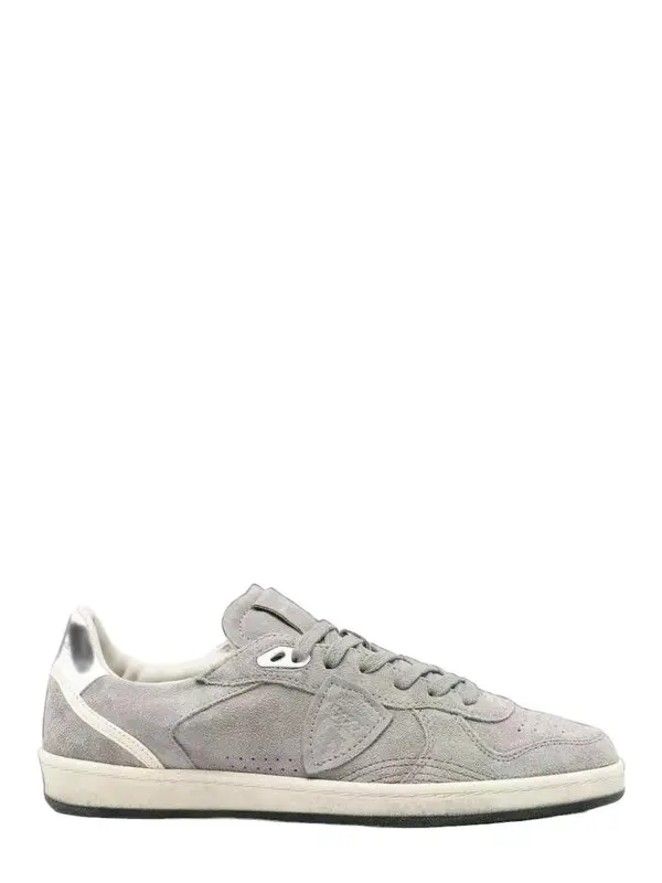Philippe Model Logo-patch Panelled Sneakers - Grey