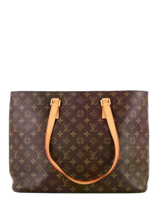 LOUIS VUITTON Luco Handbag Monogram Canvas Tote Bag - Brown