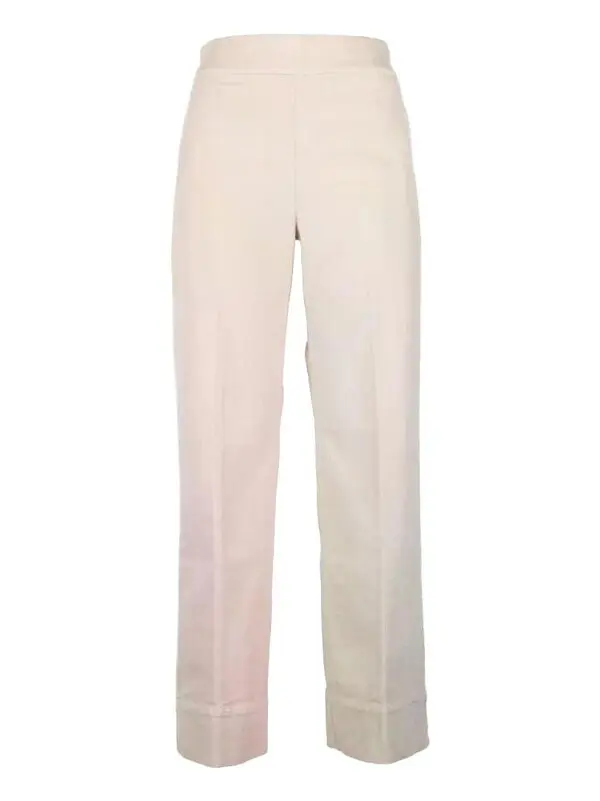 CIGALA'S Elasticated Straight-leg Trousers - Neutrals
