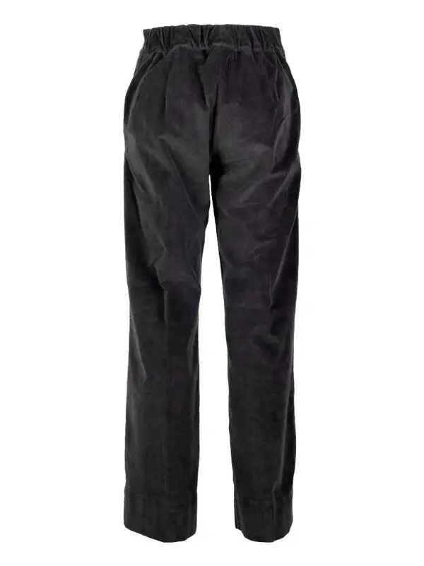 CIGALA'S Corduroy Elasticated-waist Trousers - Grey