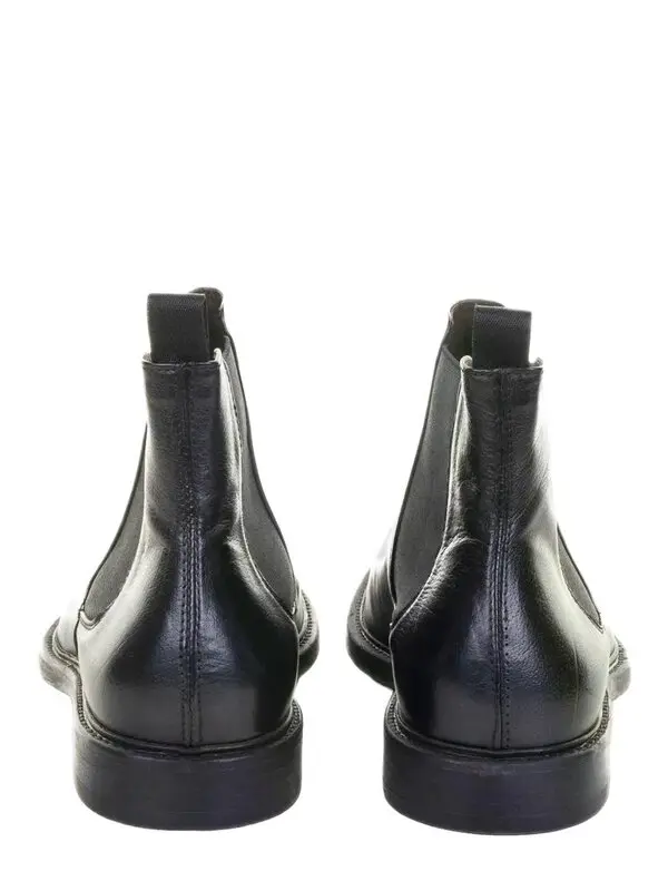 FRANCO FEDELE Leather Chelsea Boots - Black