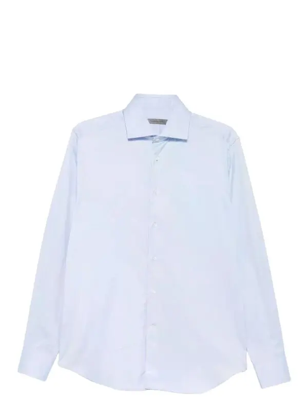 Corneliani Spread-collar Button-up Shirt - Blue