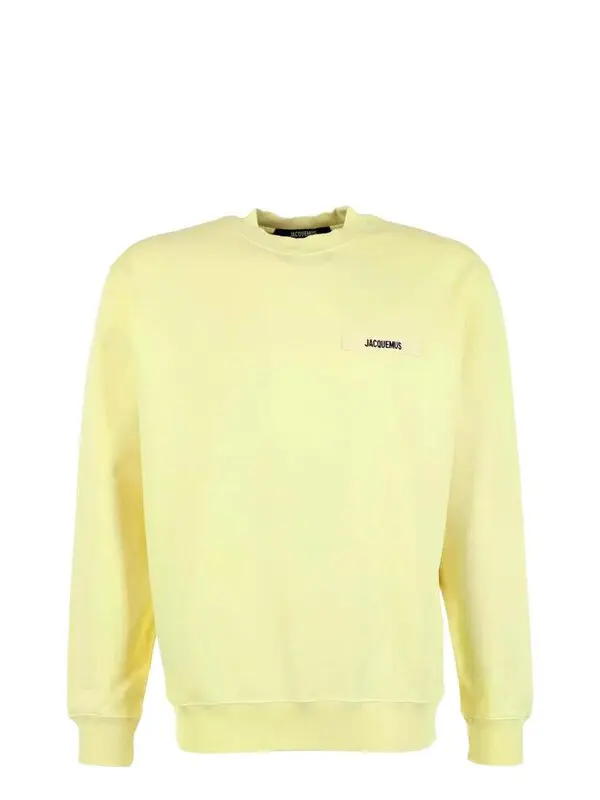 Jacquemus The Gros Grain Sweatshirt - Yellow