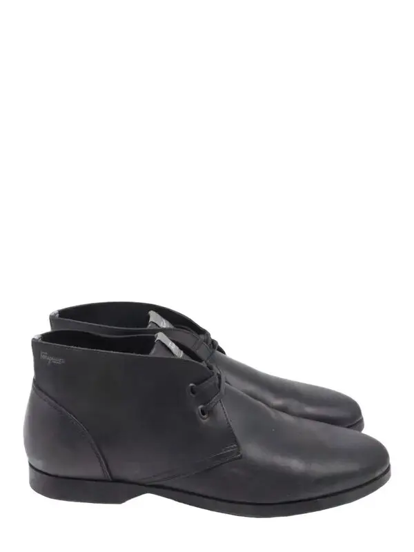 FERRAGAMO World Chukka Ankle Boots - Black