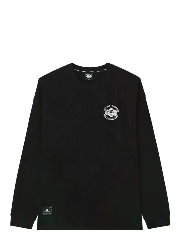 FINGERCROXX Logo-print T-shirt - Black