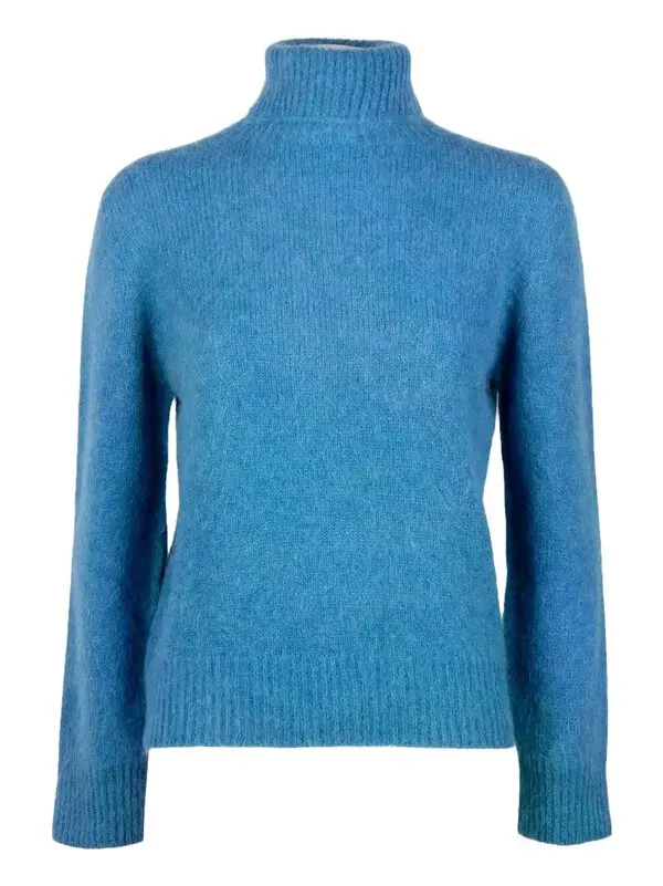 KANGRA Roll-neck Sweater - Blue