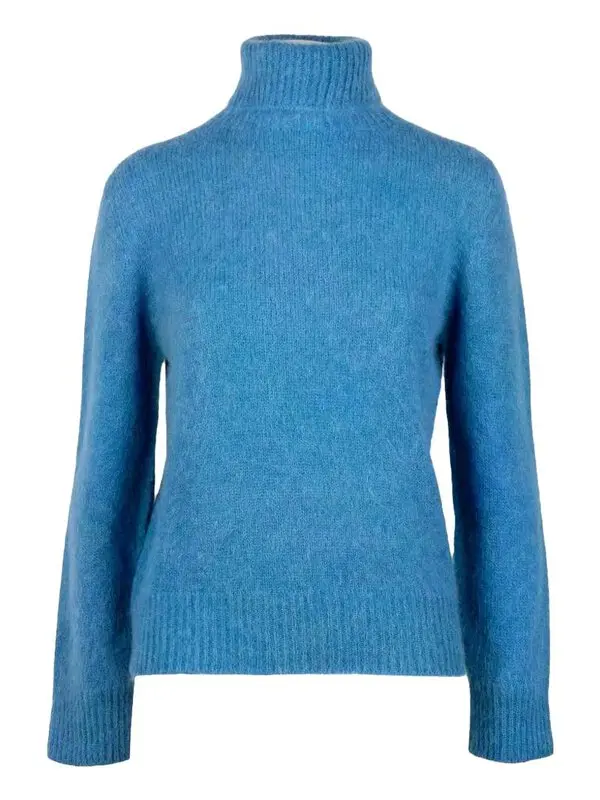KANGRA Roll-neck Sweater - Blue